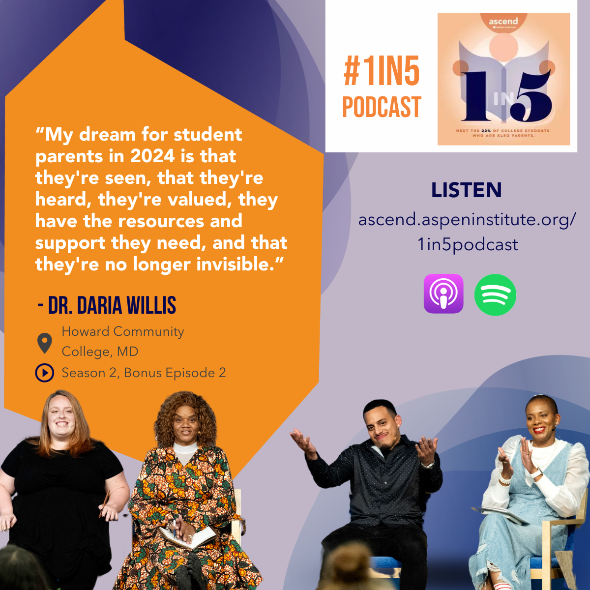 '1 in 5' Season 2, Bonus Episode 2: LIVE from Aspen: Meeting Student ...