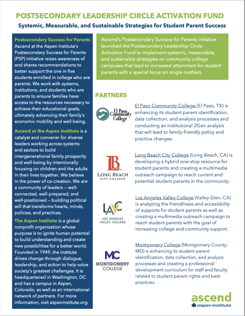 2Gen Approach - Ascend at the Aspen Institute